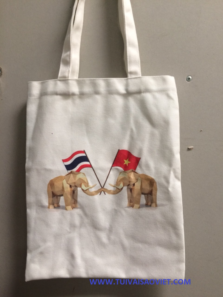 Túi tote vải bố TVB18 thiết kế theo yêu cầu giá tốt
